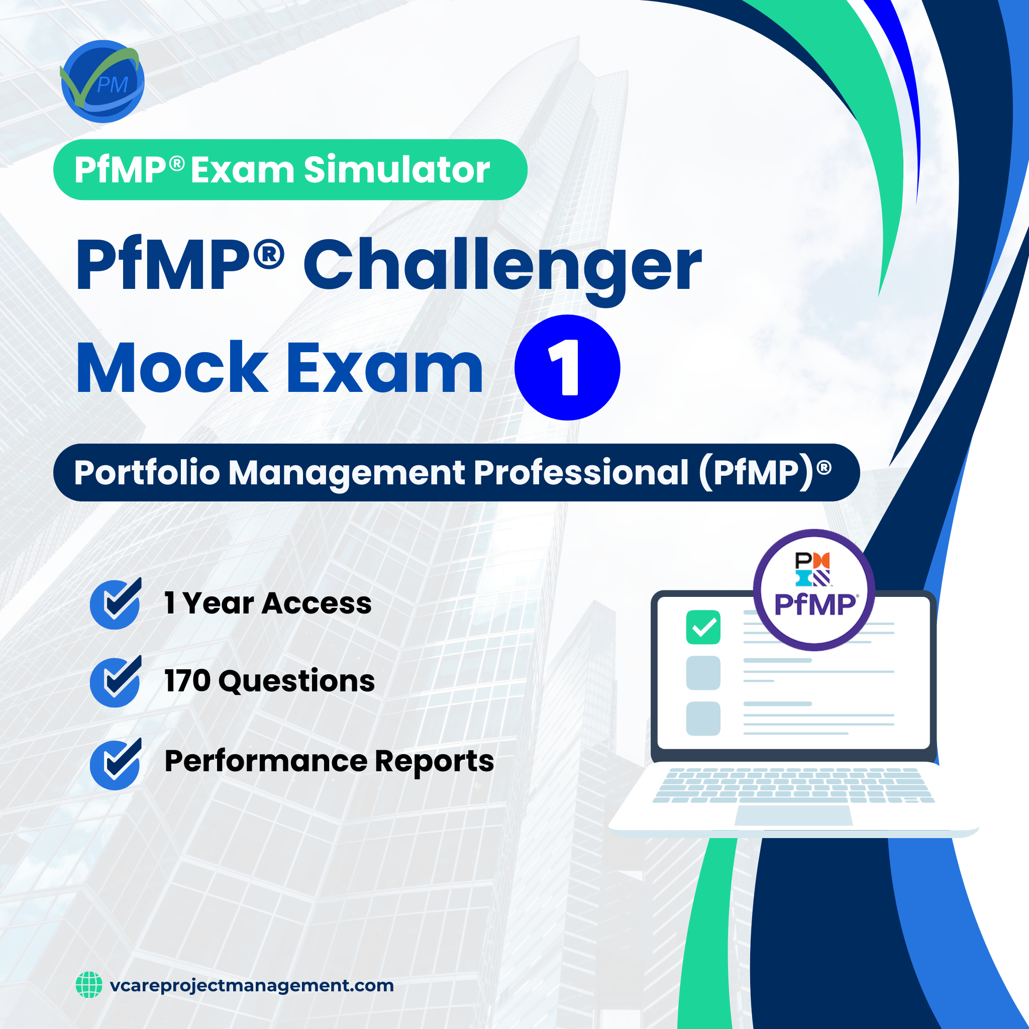 Pfmp Pgmp Pmp Pmocp Exam Simulators Exam Prep Tests Vcare