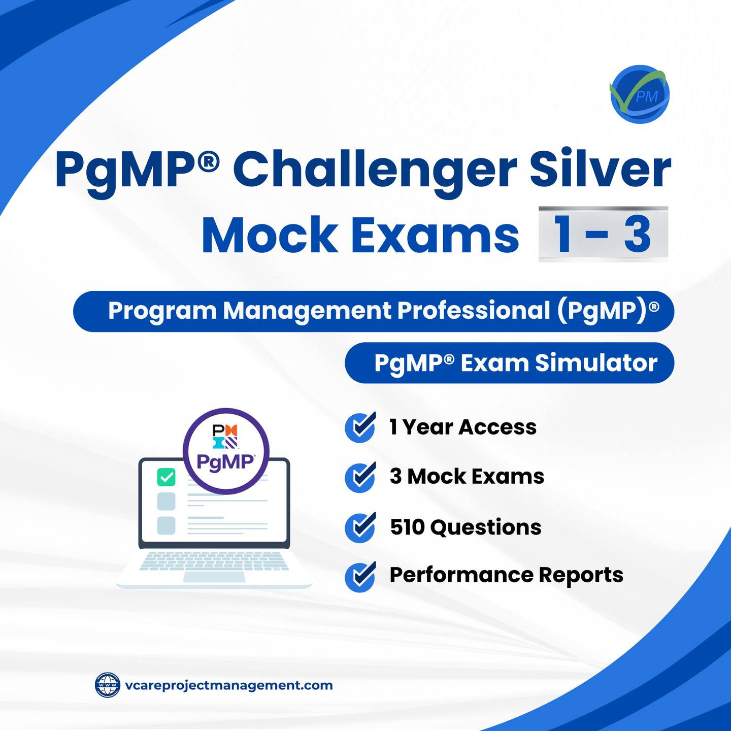 PfMP | PgMP | PMP | PMOCP Exam Simulators | Exam Prep Tests – vCare ...